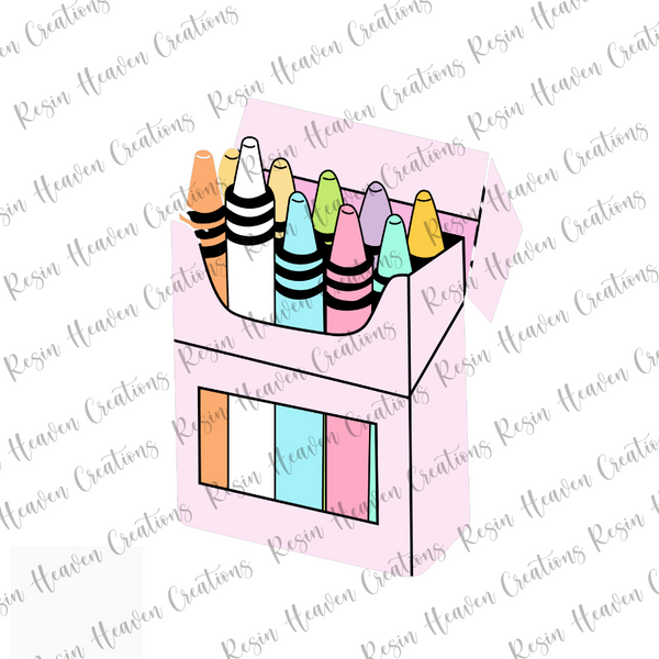 Crayon Pack (DECAL SET) – Resin Heaven Creations